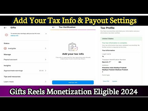 How to Setup Instagram Payout Account | Instagram Gifts Payout Account ...