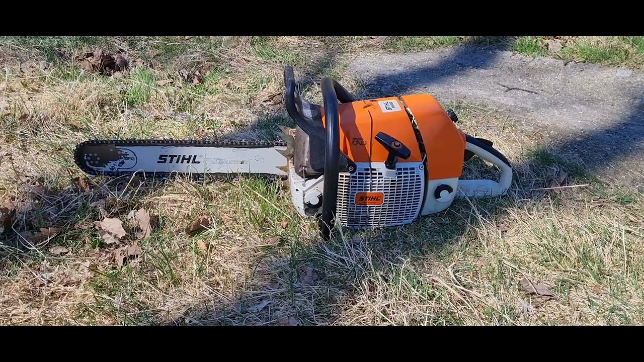 Stihl Chain Saw MS 880 - YouTube