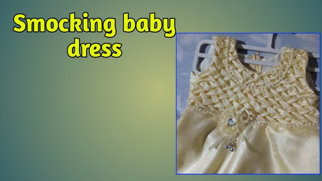 Smocking DIY ideas for dresses /smoking baby frock/how to make smocking ...
