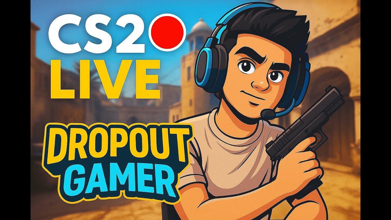 CS2 Winning Streak Challenge | Live & Unbeatable! | DROPOUT GAMER - YouTube