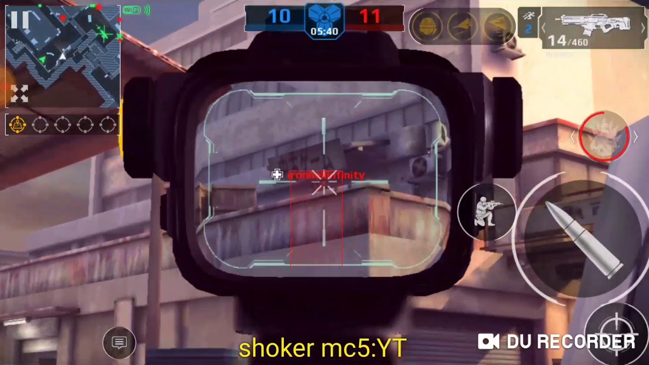 modern combat 5_GRINDER(shoker mc5) the black kan not win and goes outside - YouTube