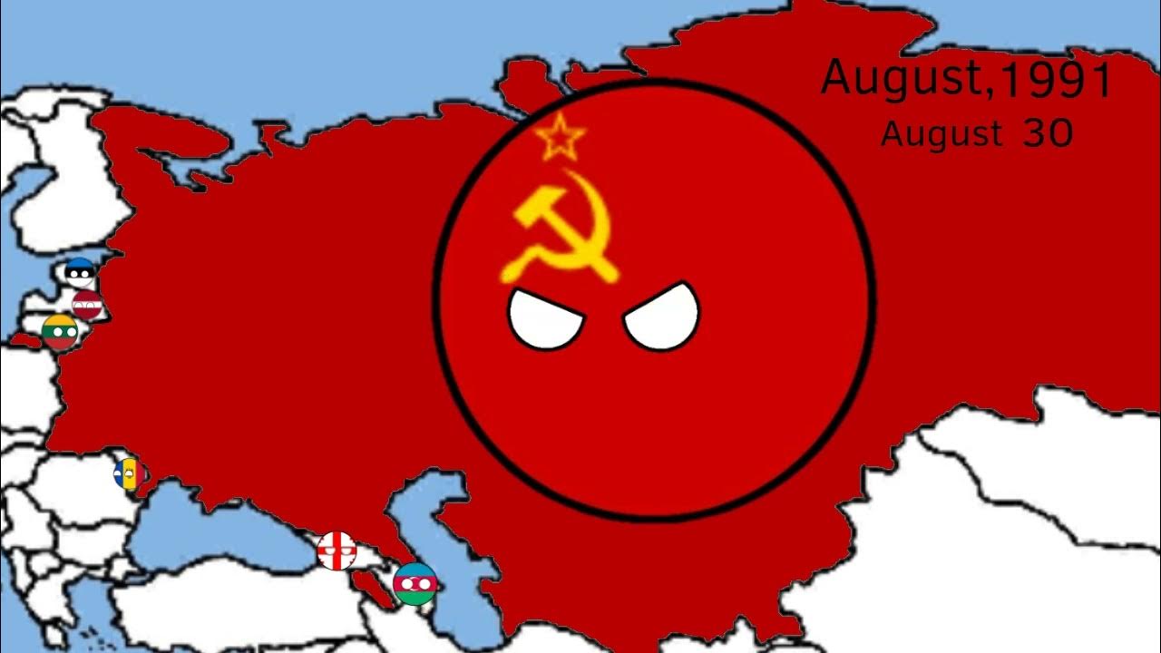 Countryballs collapse of the soviet union Every month - YouTube