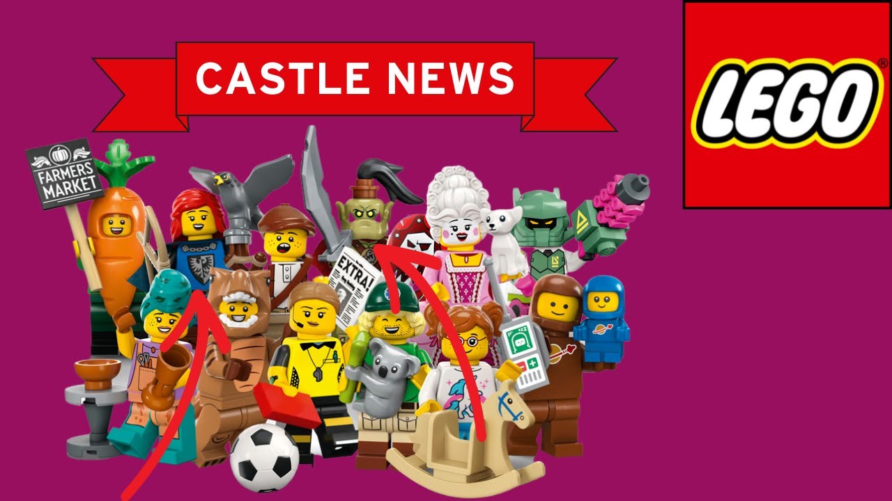 Lego CMF Series 24 Castle Figs Breakdown: Castle News - YouTube