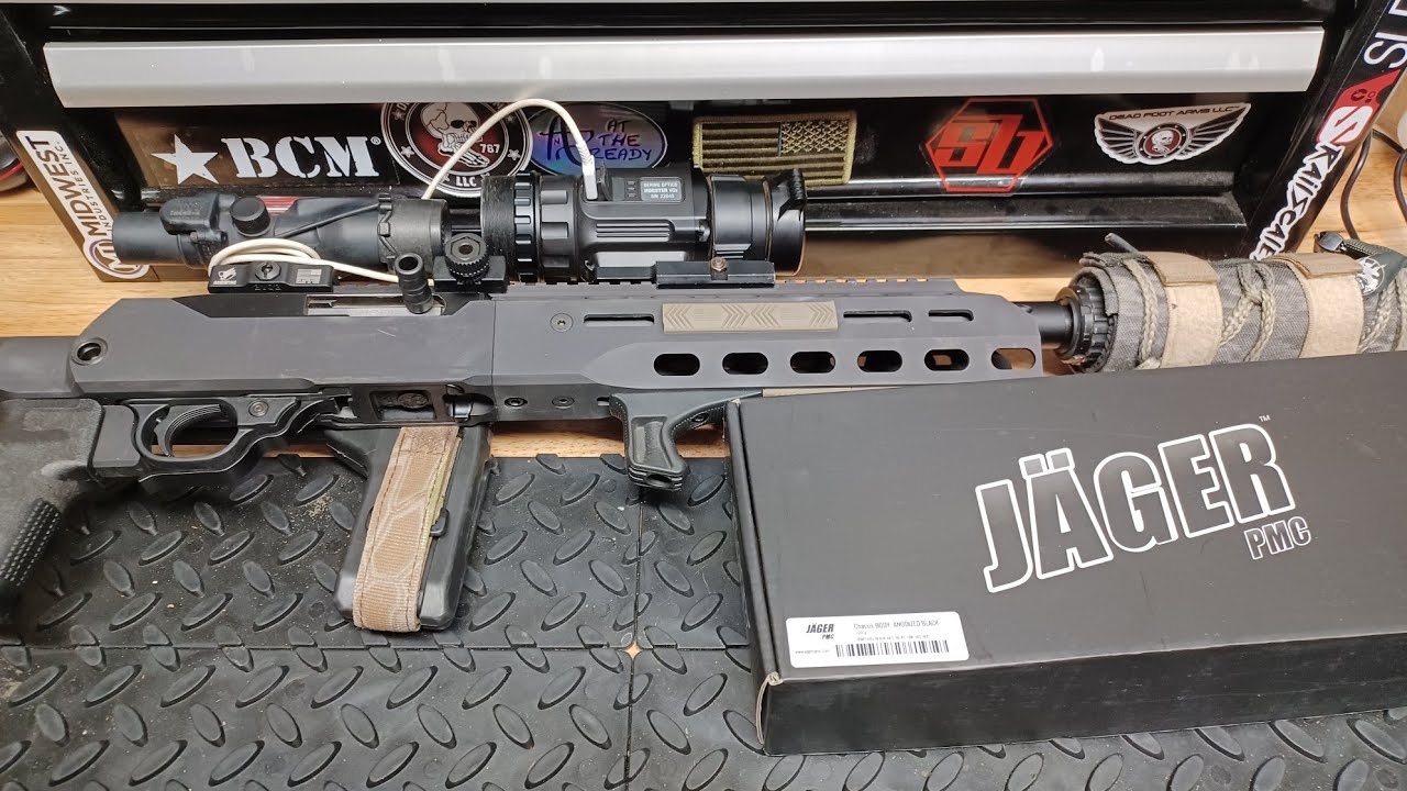 Jager pmc ruger 10/22 chassis - YouTube