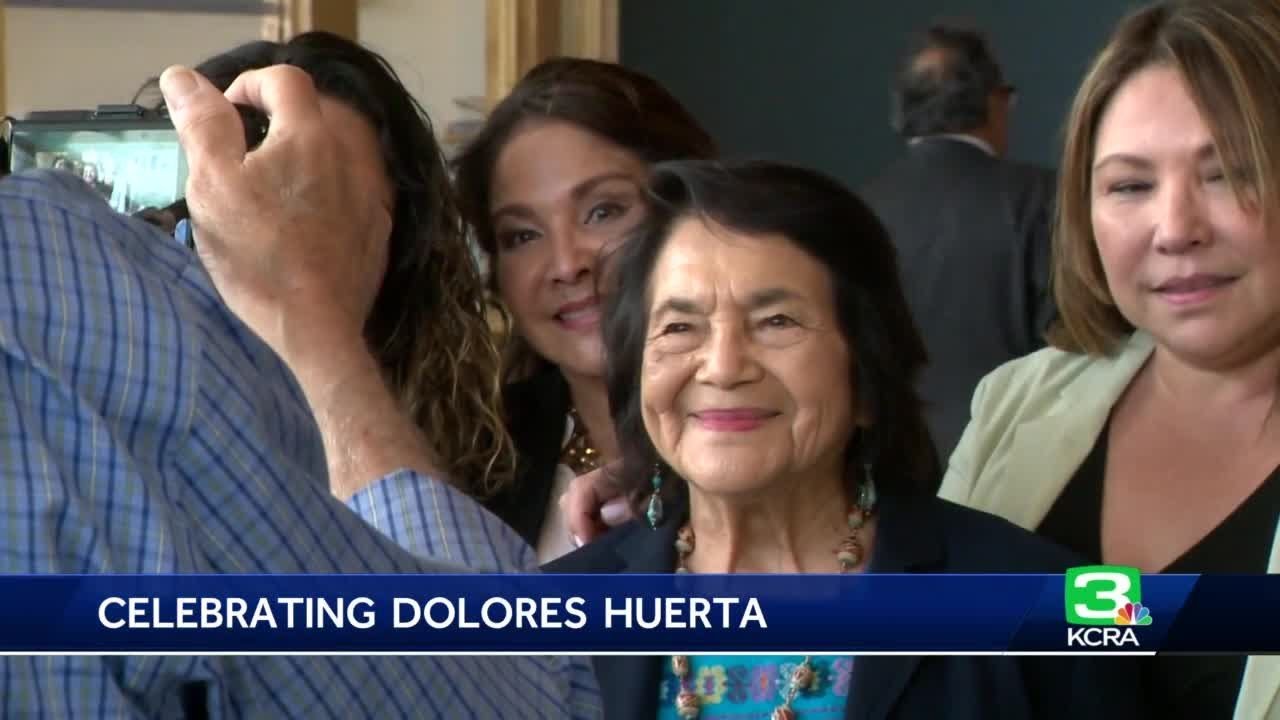 'An honor to work with her': Dolores Huerta celebrates 93rd birthday ...