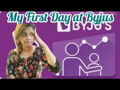My First Day Of OJT At Byjus! - YouTube