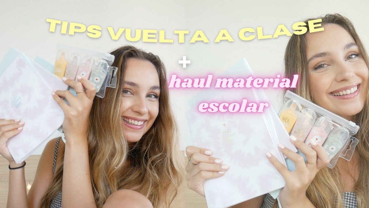 TIPS VUELTA A CLASE 🦋+ mini-HAUL MATERIAL ESCOLAR 📚📚 | Mara Merino ...