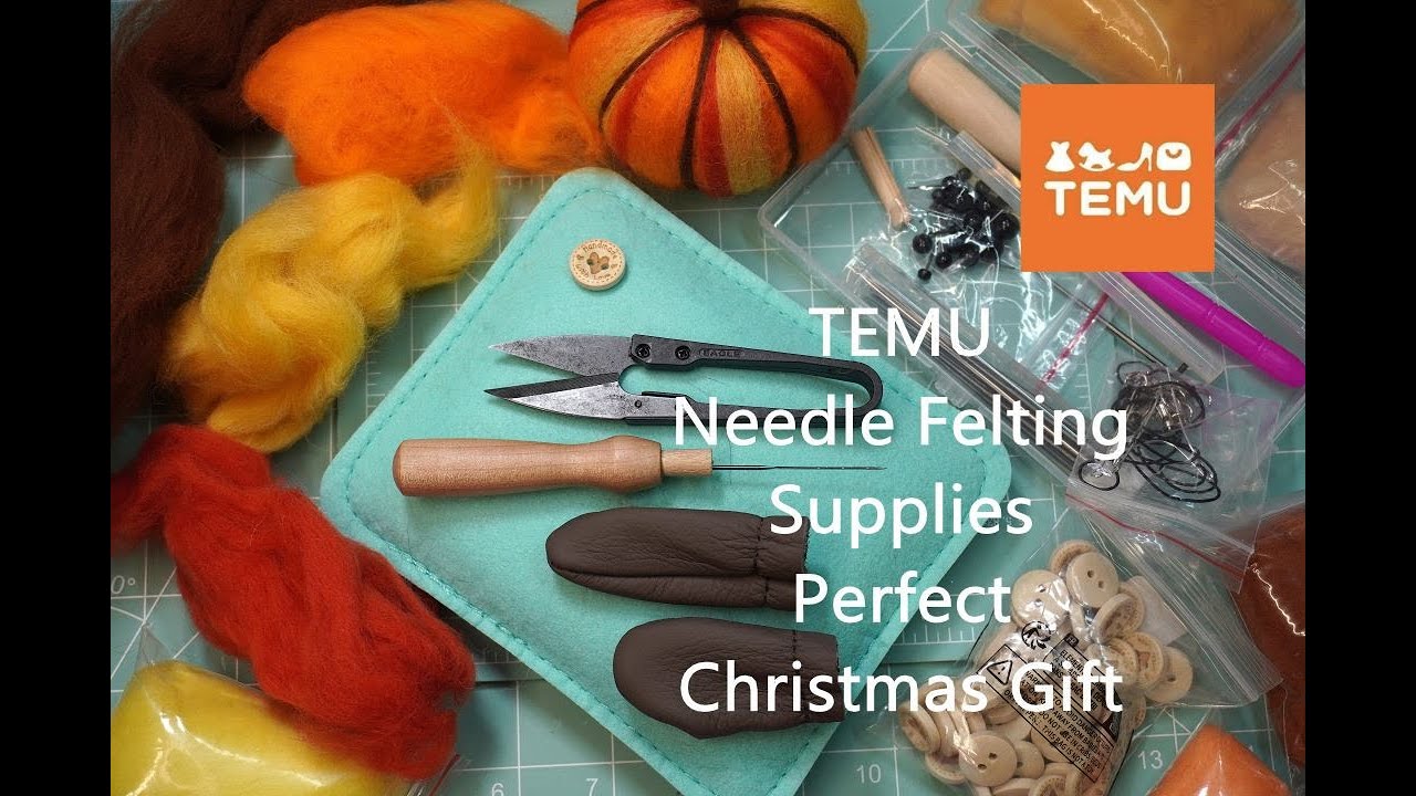 Temu Christmas Gift Idea/Needle Felting Supplies/Felting Starter Kit ...