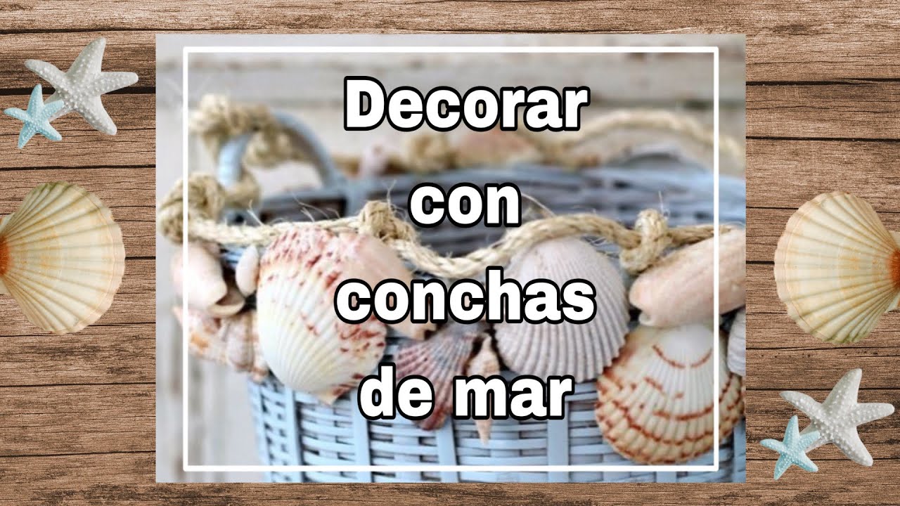 🪸Ideas de como decorar con conchas de mar | Ideas creativas para tu ...