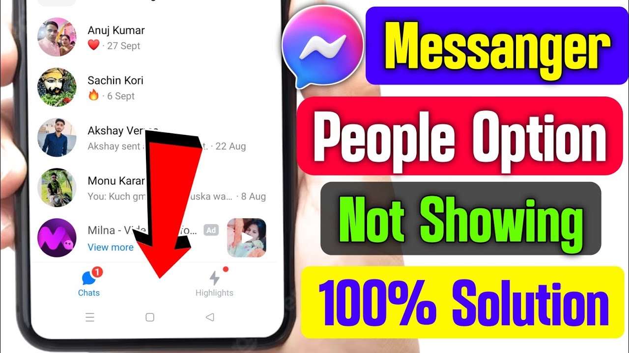 Messenger people option Not showing problem | How to Fix People option Not showing on messenger ...