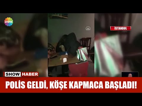 Polis geldi, köşe kapmaca başladı!