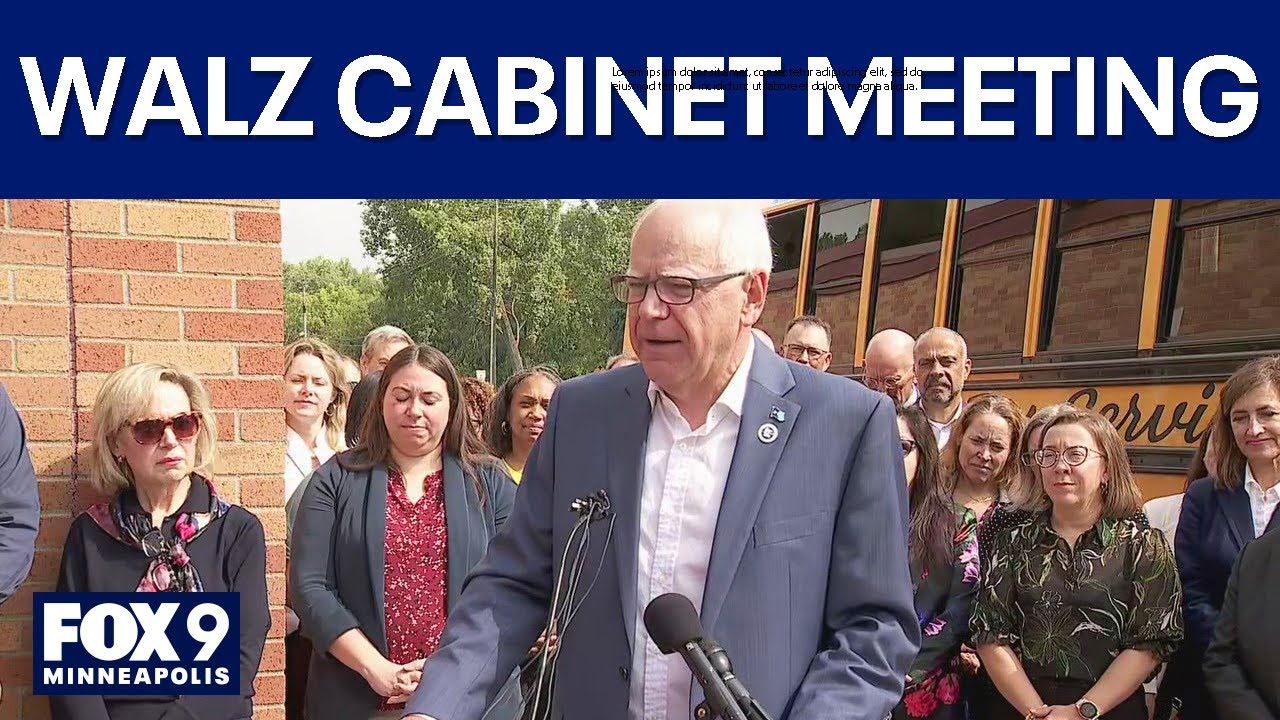 Governor Walz holds cabinet meeting at Inver Grove Heights elementary ...