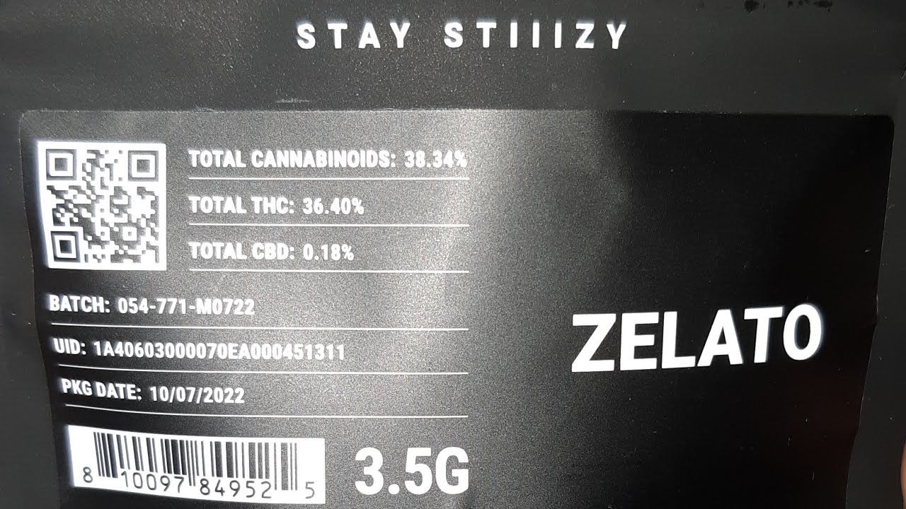 stiiizy zelato strain review - YouTube