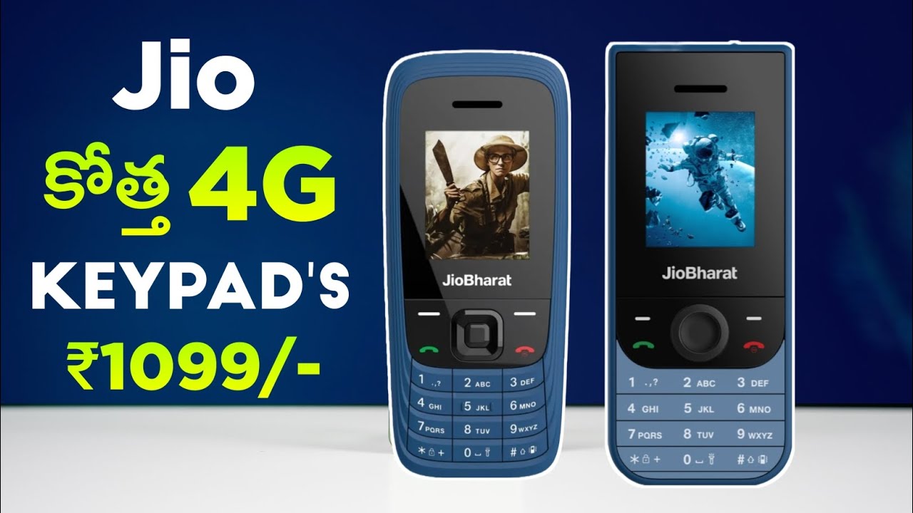Jio Bharat V3 & V4 The Best Budget 4G Keypad Phones in 2024 - YouTube