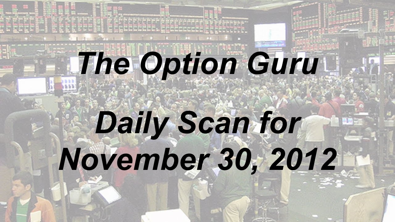 Daily Scan for 11/30/2012 - YouTube