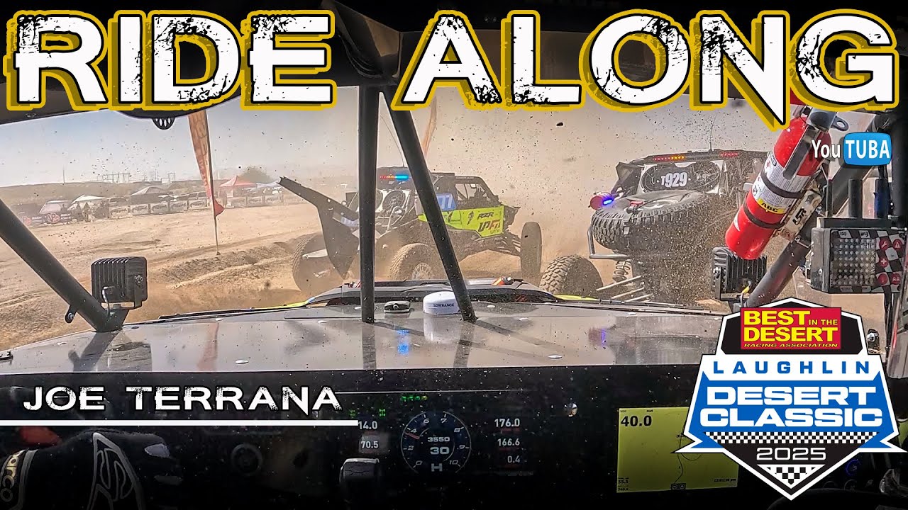 Joe Terrana's Gnarly First Lap || Laughlin Desert Classic 2025 - YouTube