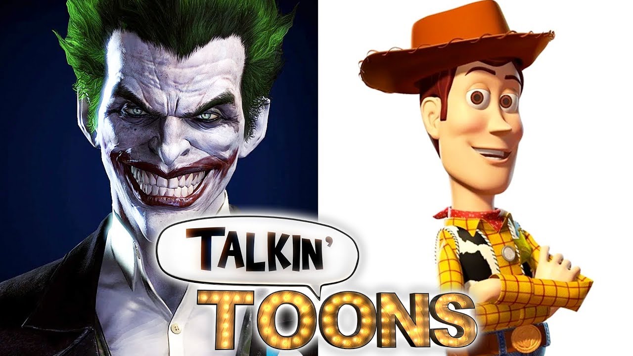 Troy Baker Is Batman and the Joker as Buzz and Woody! (Talkin' Toons w ...
