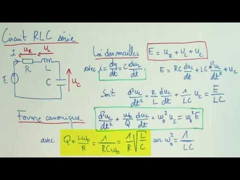 circuit RLC série - YouTube