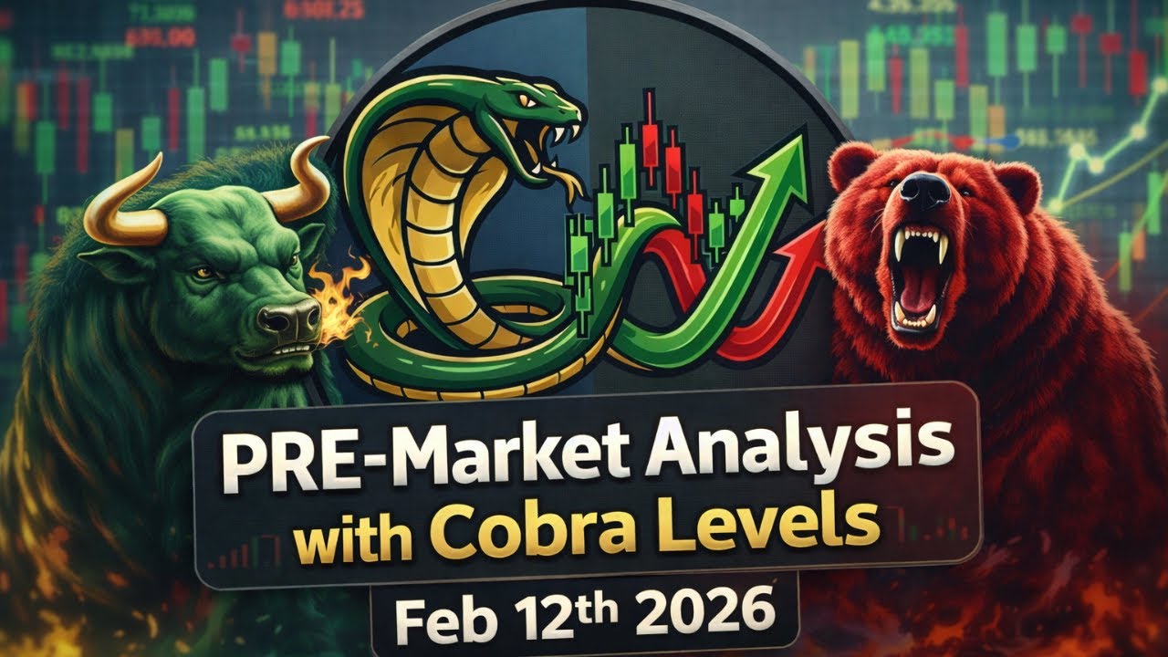 Watch LIVE: Bank Nifty and Nifty PRE-Market Analysis with Cobra Levels ...
