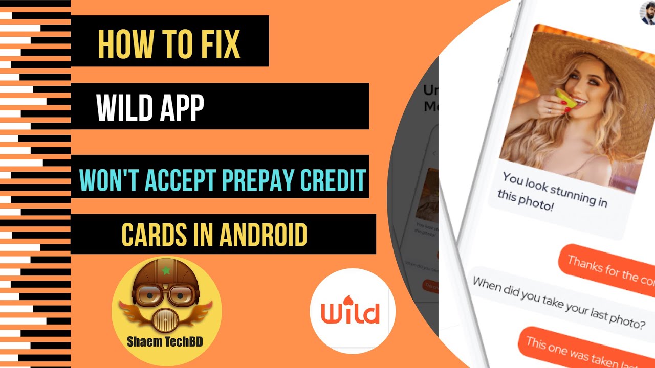 How to Fix Wild App Won't accept prepay credit cards in Android After ...