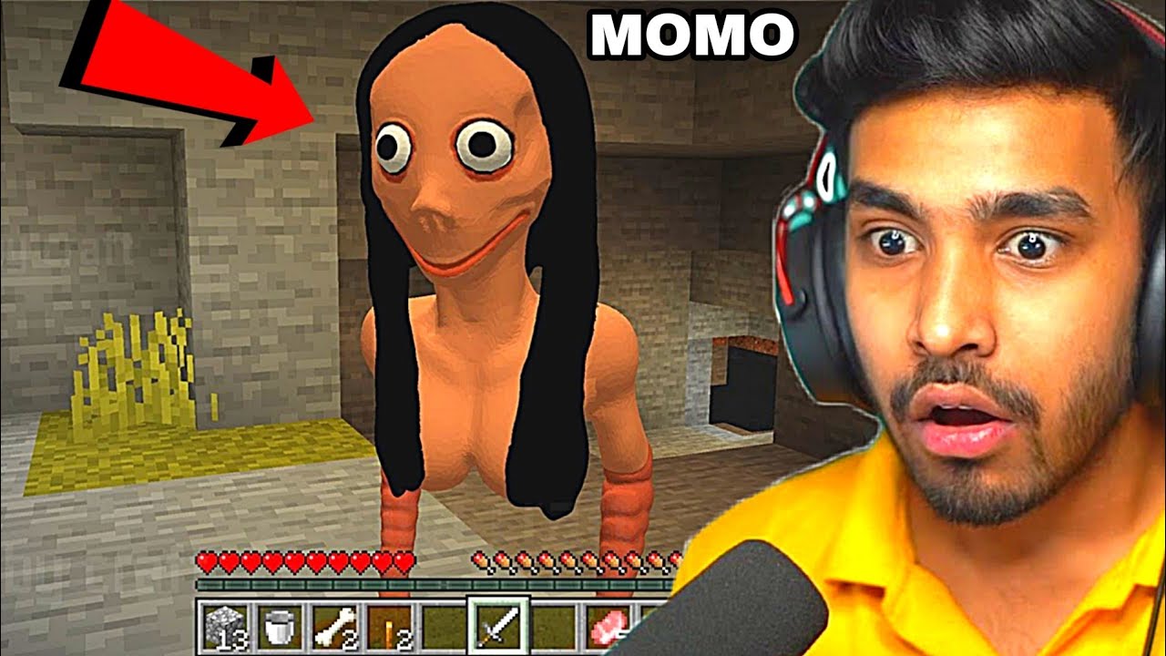 i Found Scary Girl MOMO 😱 in Minecraft | Minecraft Horror | - YouTube