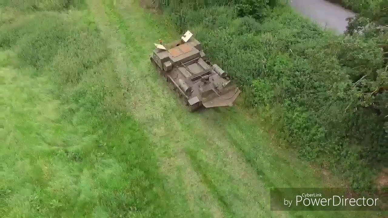 T-34 Russian Tank Recovery vehicle, plus some aerial / drone footage ...