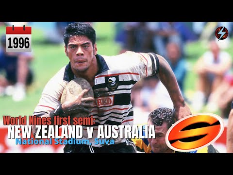 1996 World Nines first semi-final: AUSTRALIA v NEW ZEALAND at National Stadium, Suva
