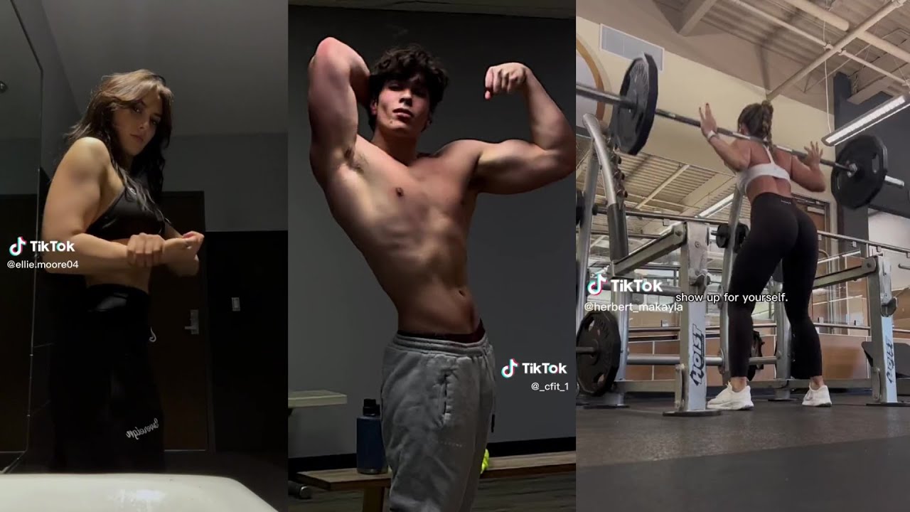 4 Minutes of Ripped Guys and Gals. Relatable Tiktoks/Gymtok Compilation ...