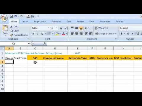 Pesticides & Pollutants MRM Database Method - YouTube