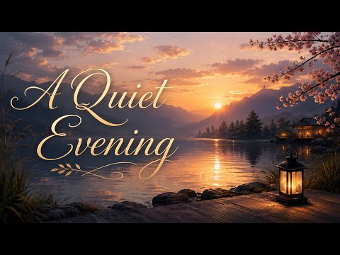 Let the Day Go 🌙 Relaxing Piano Music & Night Sounds Before Sleep
