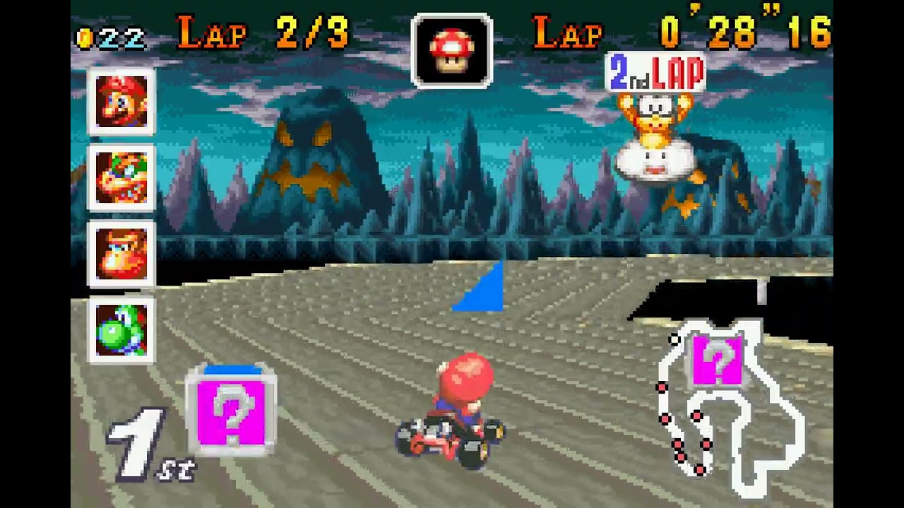 Mario Kart: Super Circuit - Special Cup (150cc) - Broken Pier - YouTube