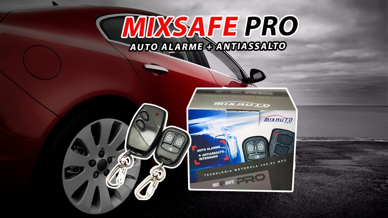 Novo alarme automotivo Mix Safe Pro, conheça Todas as suas funções ...