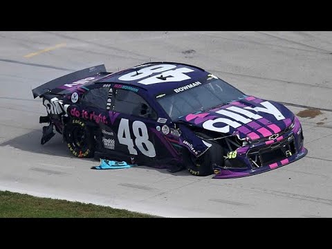 Alex Bowman Race Ending Crashes (Nascar Cup Series) - YouTube