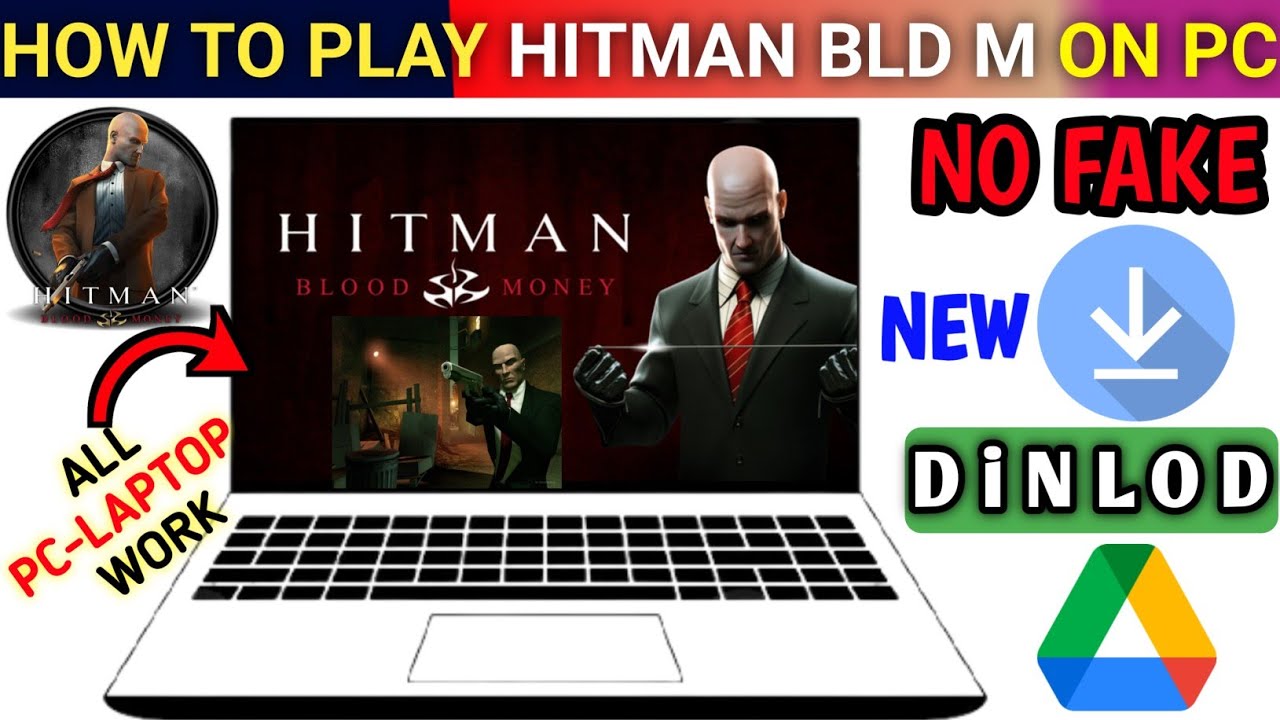 How to play Hitman blood money in pc - Laptop | Hitman blood money Download for all pc - YouTube