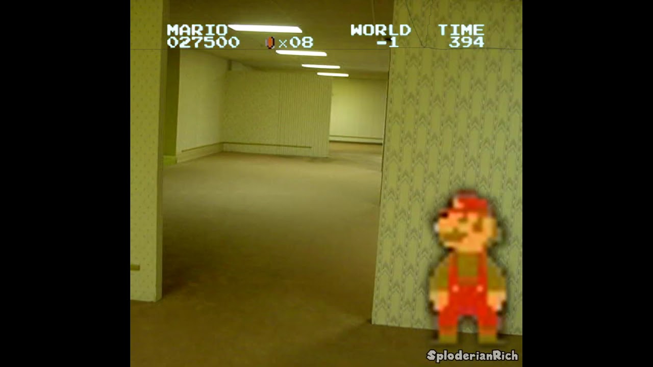 Super Mario Bros. - Entering the Backrooms - YouTube
