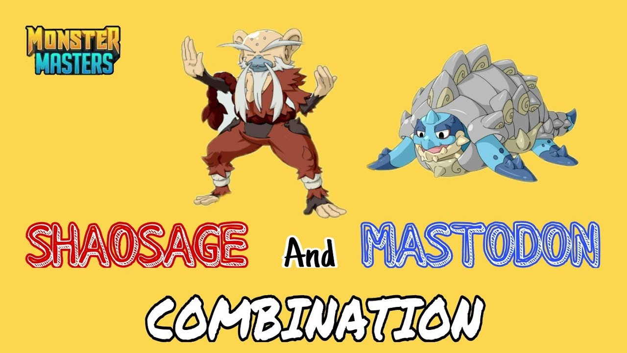 SHAOSAGE And MASTODON Combination Are Really OP 🔥 Monster Master ...