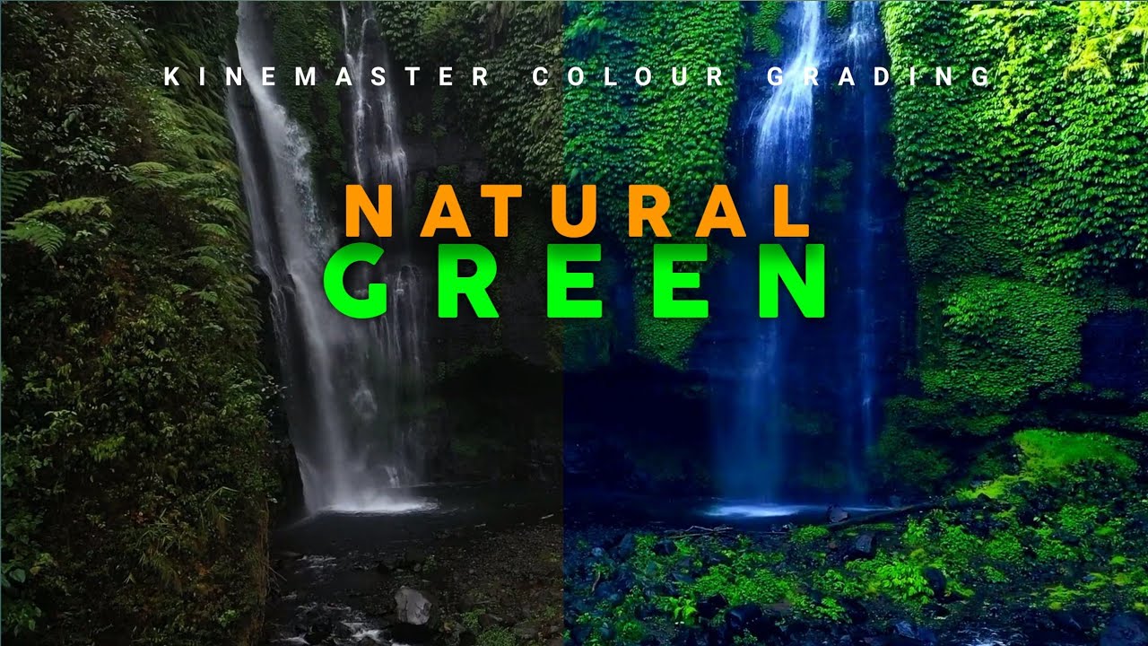 Natural Green Colour Grading | Kinemaster Editing | Kinemaster Tutorial ...