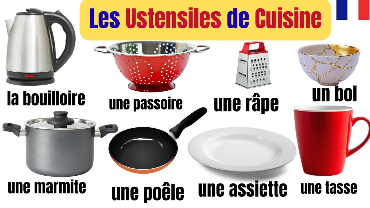 🍳 Tout le Vocabulaire de la Cuisine en Français (A à Z) | French ...