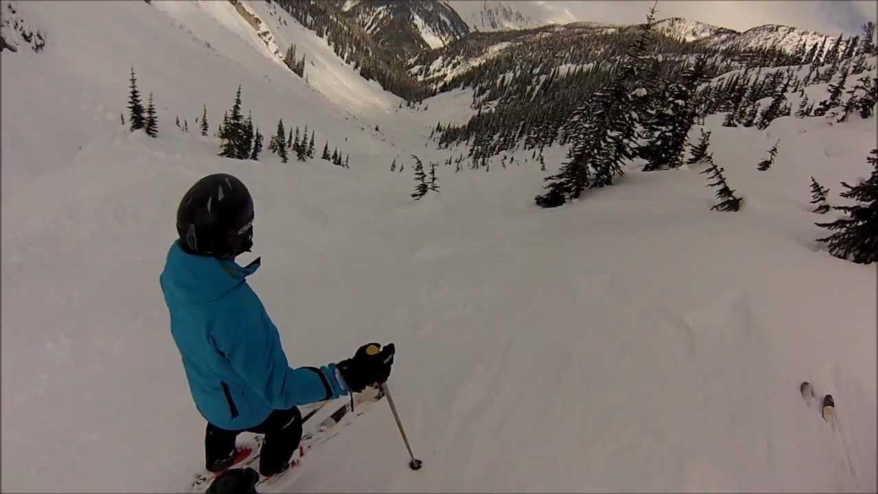 Heli-skiing #2 mouse trap Revelstoke 2013 - YouTube