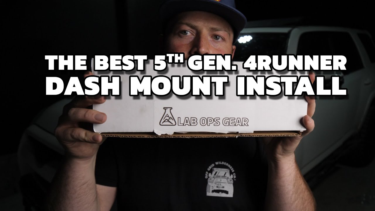 Installing the best dash mount available for your overlanding Toyota ...