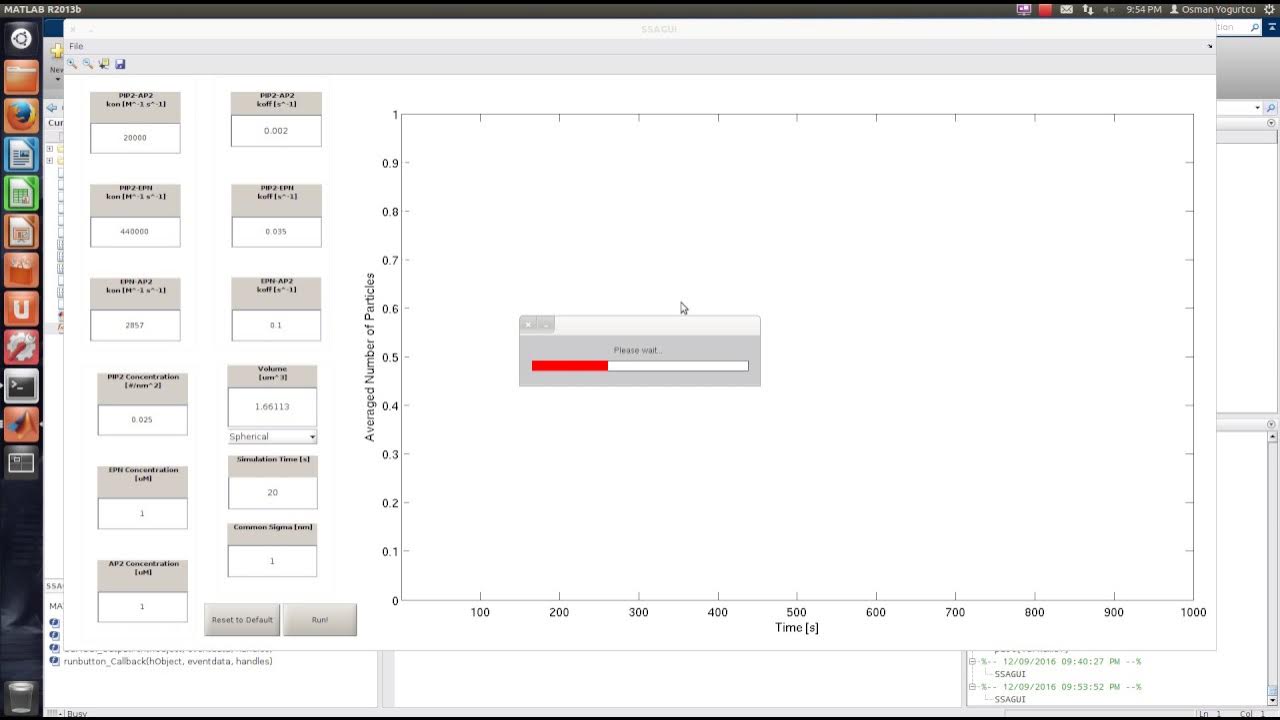 Matlab UI for Gillespie Simulation - YouTube