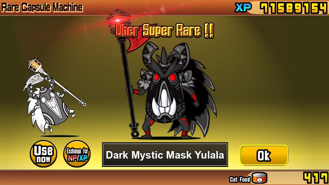 The Battle Cats - Unit Mystic Mask Yulala BLACK! - YouTube