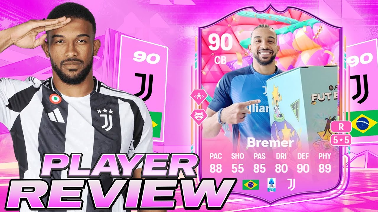 👀90 FUT BIRTHDAY BREMER SBC PLAYER REVIEW - EA FC 25 ULTIMATE TEAM ...