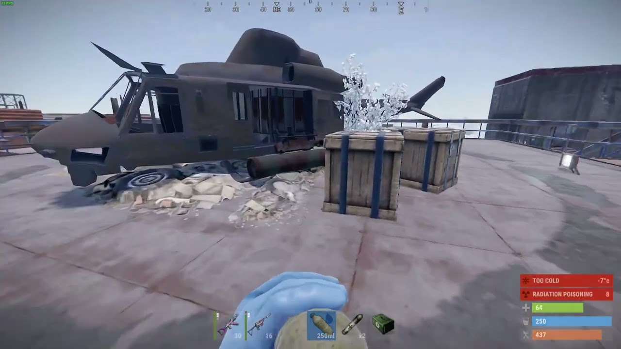 RUST launch site puzzle walkthrough pve - YouTube