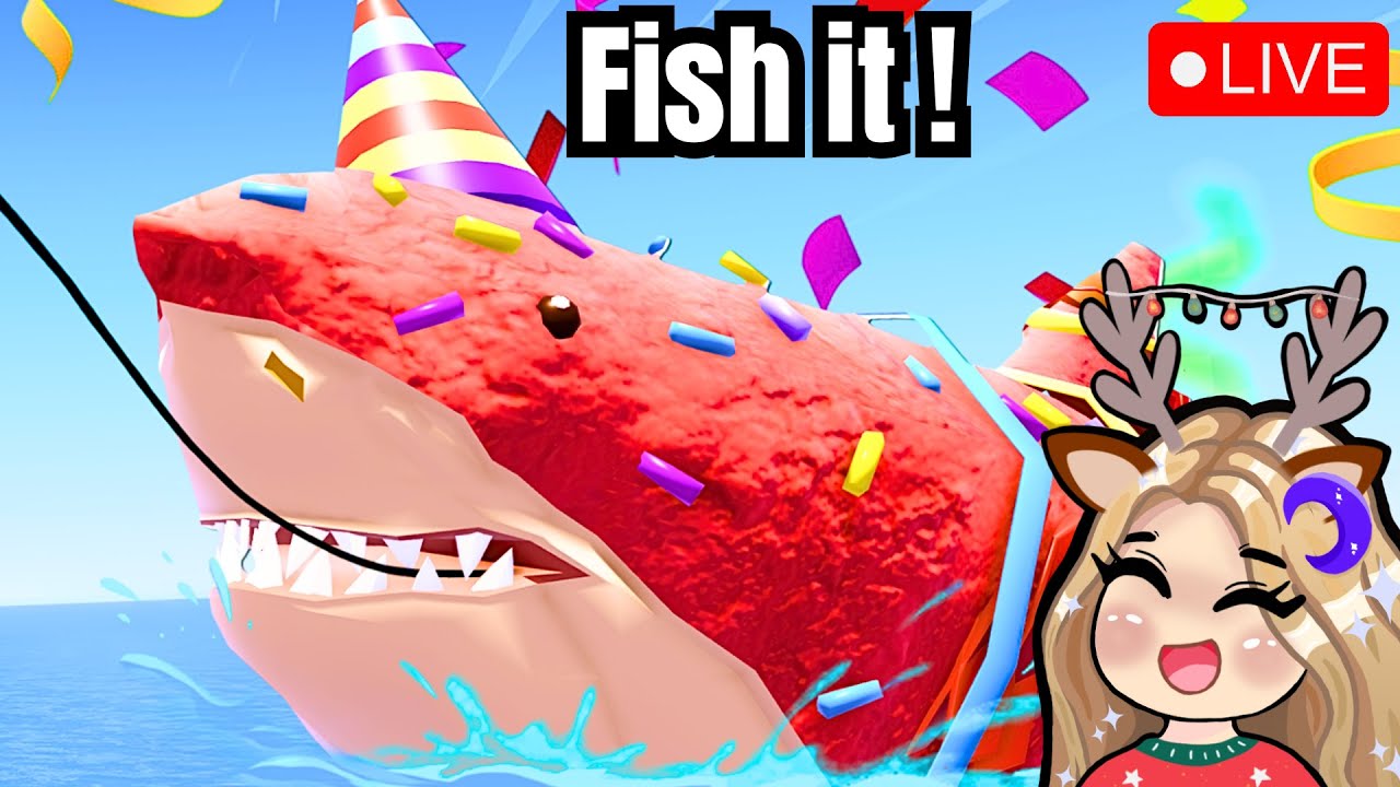 [🔴LIVE] FISH IT ! Anniversary Event! 🎉 - ROBLOX - YouTube