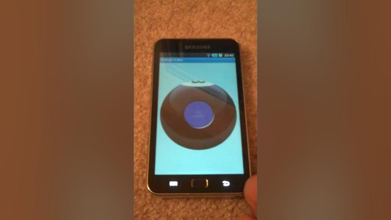 Magic 8 ball for Android - YouTube