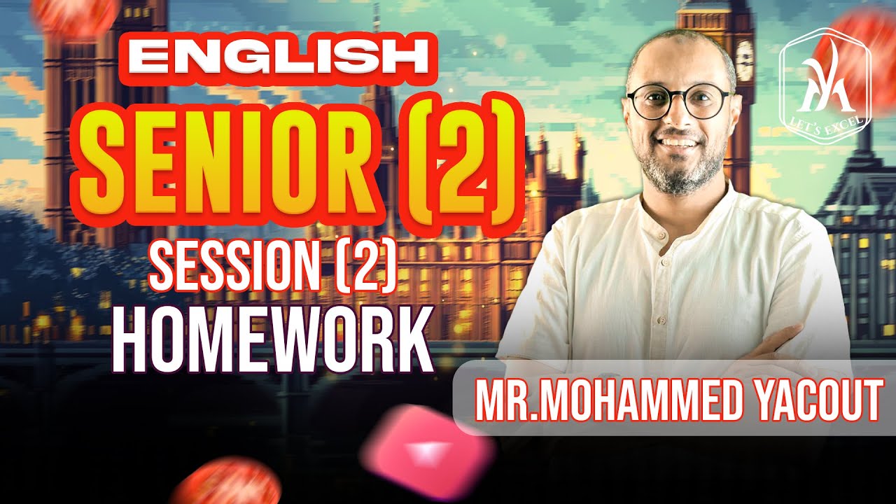 2nd Secondary - Session 2 Homework الصف الثانى الثانوي - YouTube