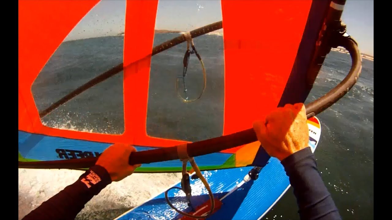 Windsurfer one design wavesailing - YouTube