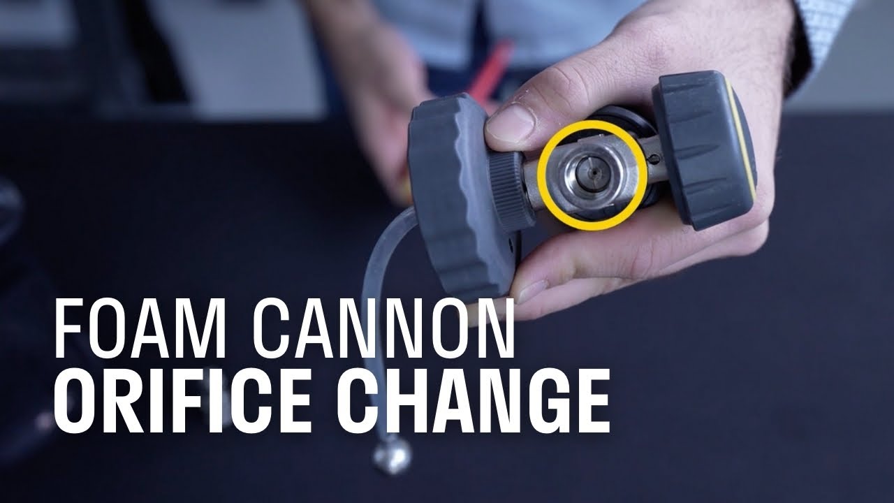 How to Change the Orifice on your Active Foam Cannon - YouTube