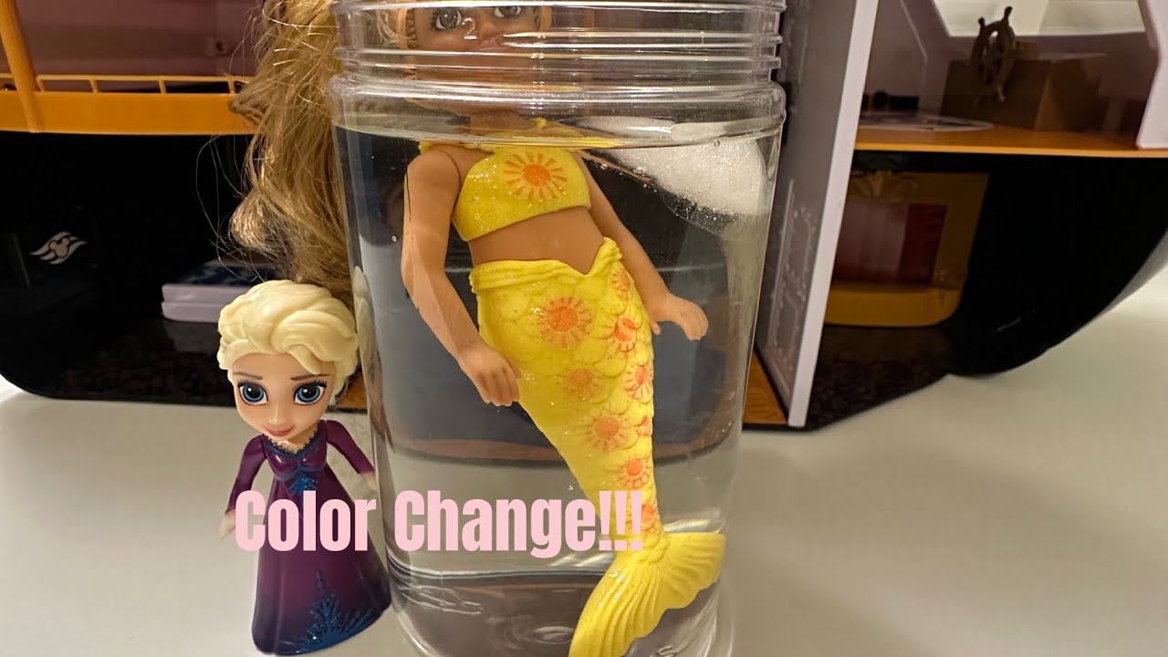 Elsa and Santiago and the Color Changing Mermaid Part 3 - YouTube